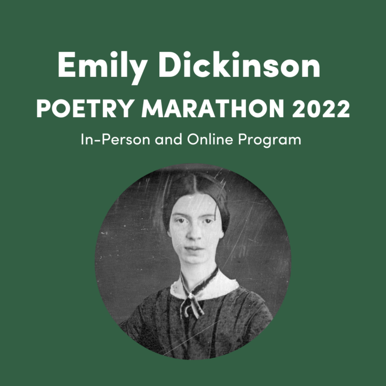 Emily Dickinson Poetry MarathonSeptember 19-25 – Emily Dickinson Museum